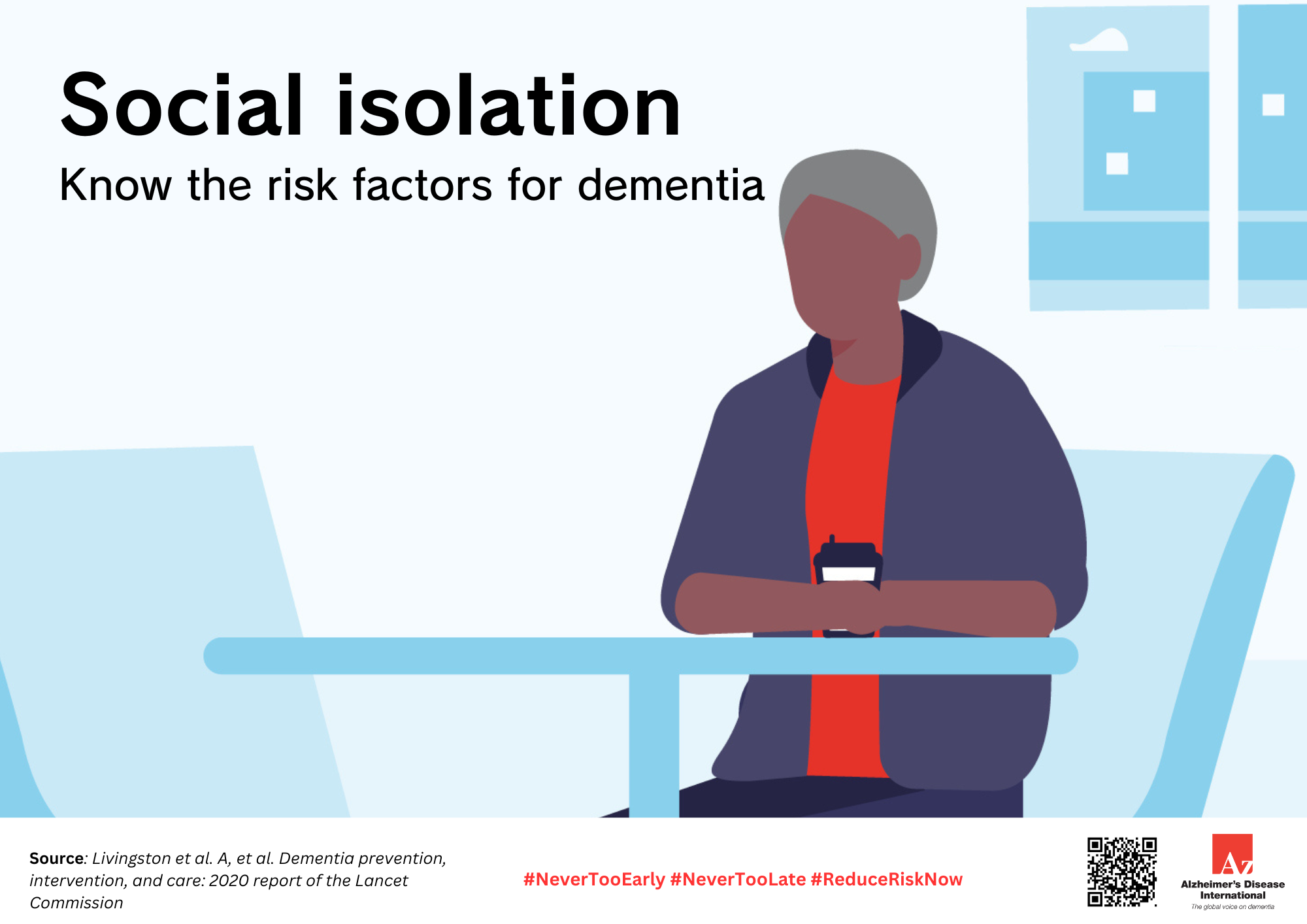 Risk Factor Poster Social Isolation Alzheimers Disease